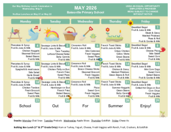 BPS Lunch Menu | Batesville Community School Corporation