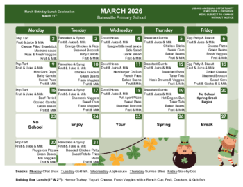 BPS Lunch Menu | Batesville Community School Corporation