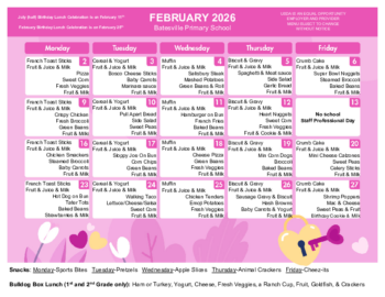 BPS Lunch Menu | Batesville Community School Corporation